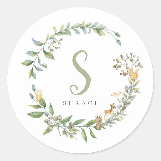 Forest Animal Sticker | Zazzle