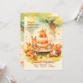 Forest Animals Birthday Party Invitation | Zazzle