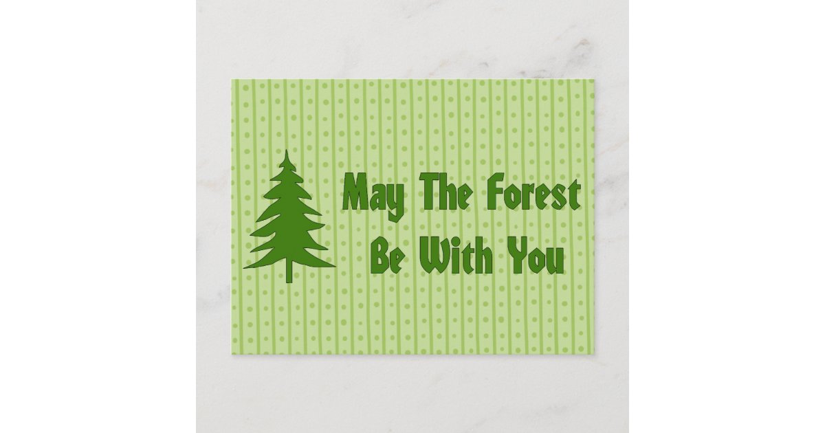 Forest Blessing Postcard | Zazzle