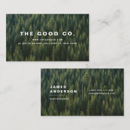 Forest Business Card | Zazzle