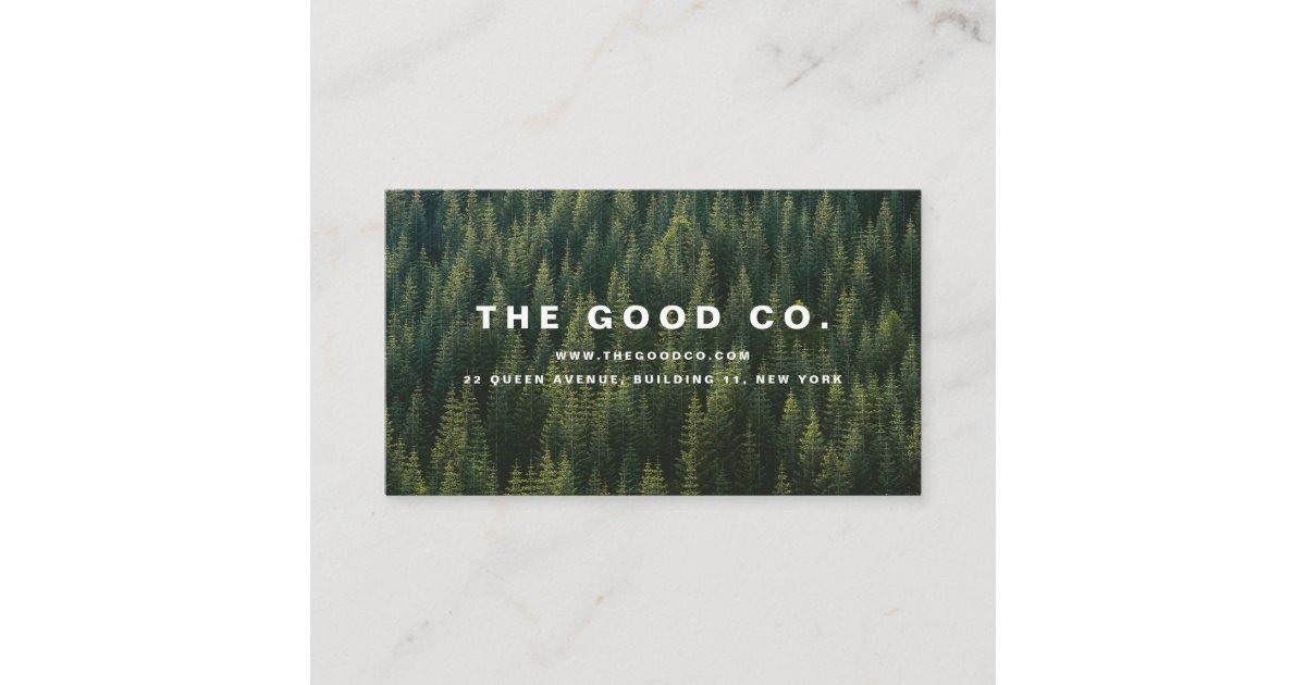 Forest Business Card | Zazzle