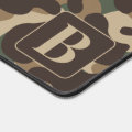 Forest Camo Personalized Monogram Camouflage Desk Mat | Zazzle