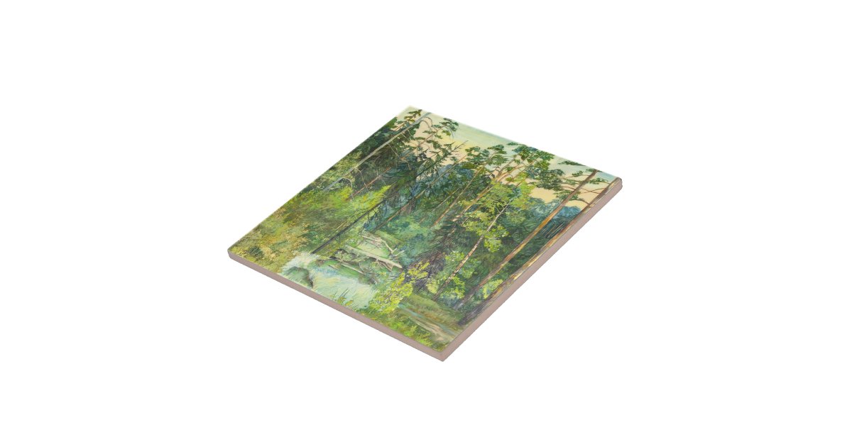 Forest Ceramic Tile | Zazzle