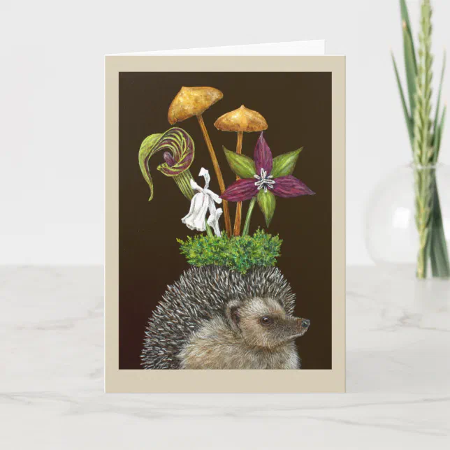 Forest collector greeting card | Zazzle