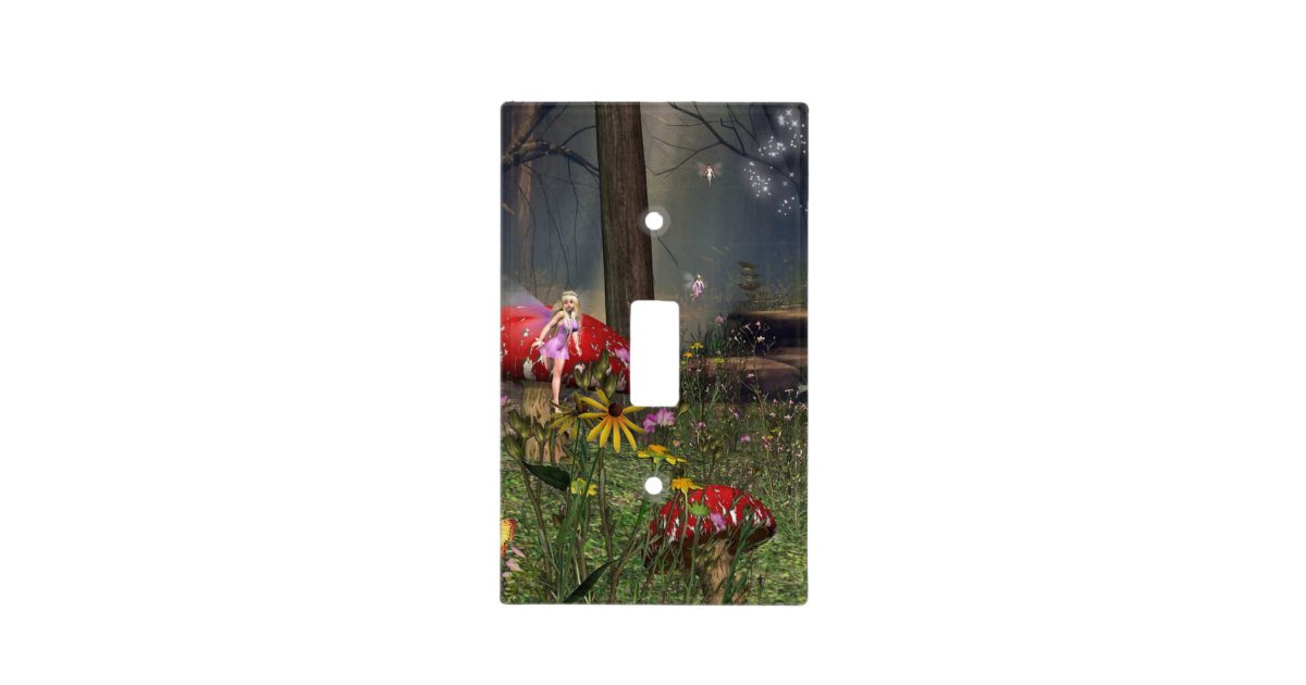 Forest fairy light switch cover | Zazzle