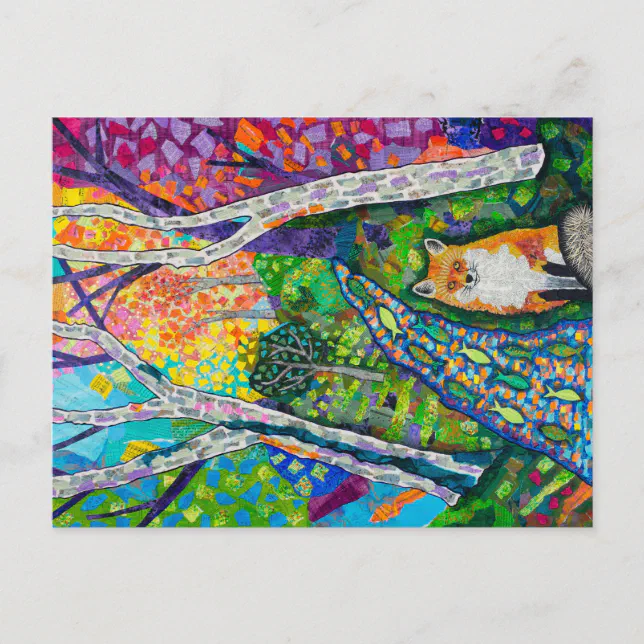 Forest Fox Postcard | Zazzle