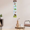 Forest Friends Animals Growth Chart Keep at 8x44! | Zazzle
