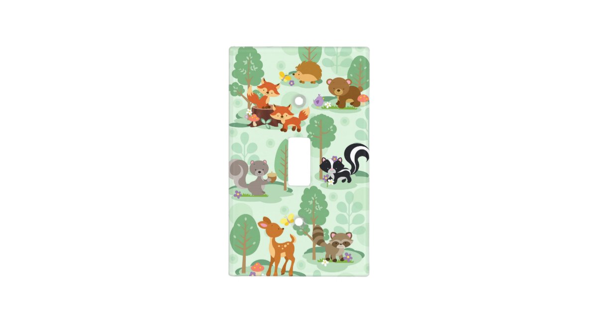 Forest Friends Light Switch Cover | Zazzle