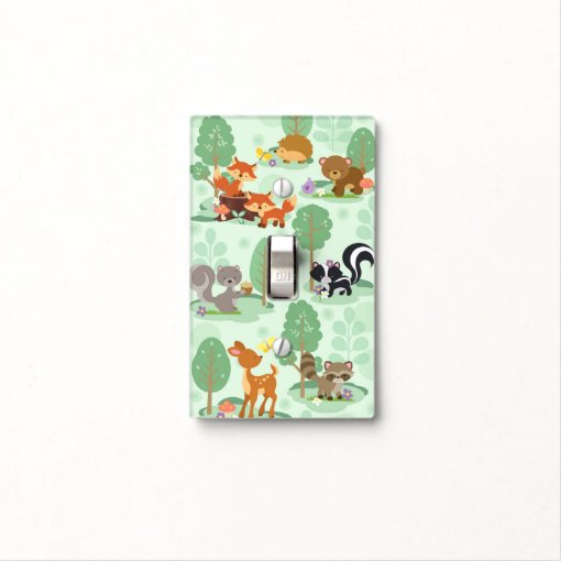 Forest Friends Light Switch Cover | Zazzle