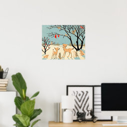 Forest Friends Poster | Zazzle