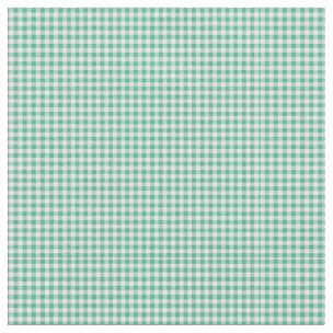 Gingham Check Print Fabric | Zazzle