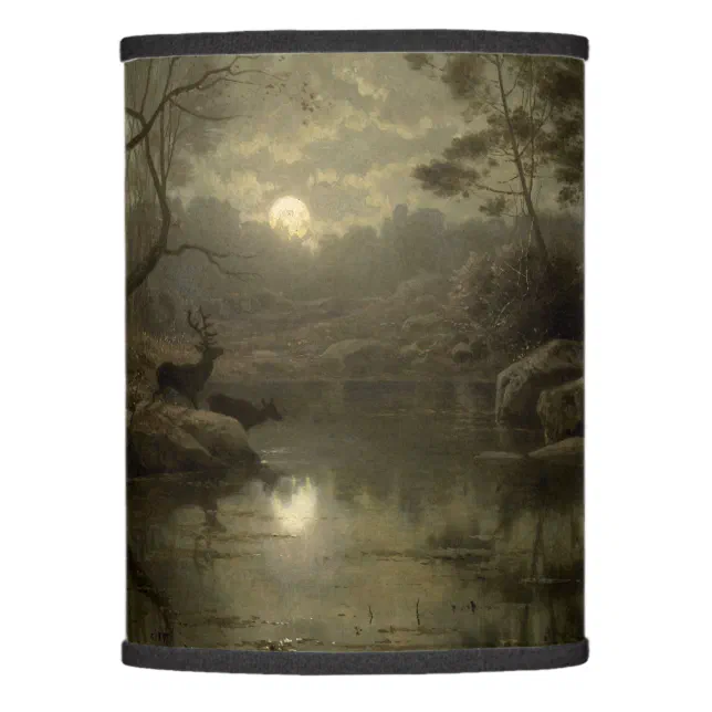 Forest Landscape by Moonlight Lamp Shade | Zazzle