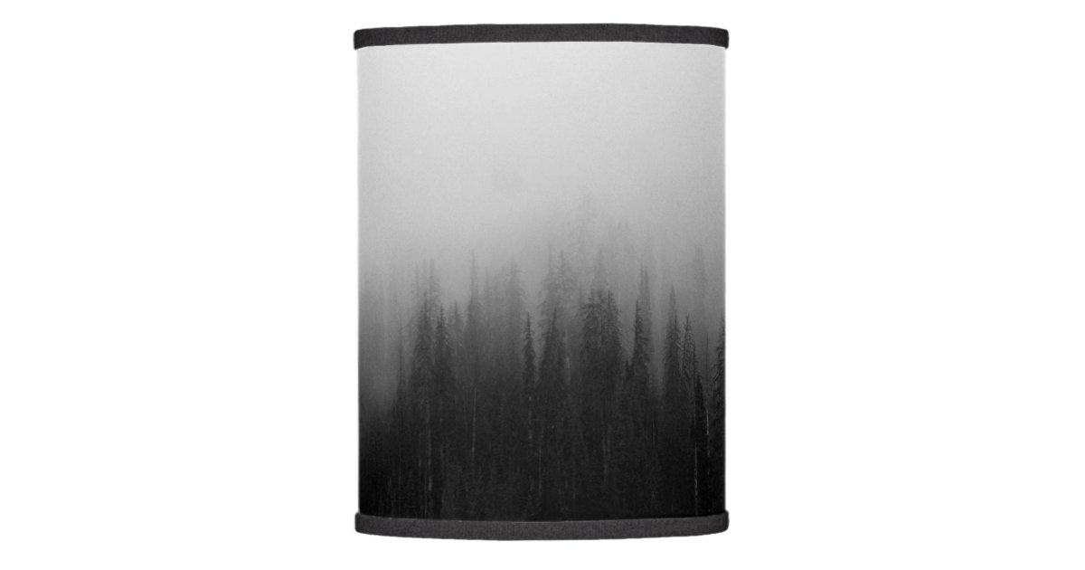 Forest Nature Landscape Scene Foggy Mystical Lamp Shade | Zazzle
