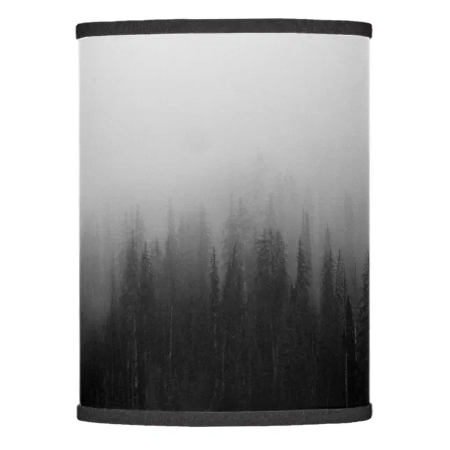 Forest Nature Landscape Scene Foggy Mystical Lamp Shade | Zazzle