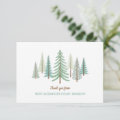 Forest of Trees Personalized Stationery Thank You Card | Zazzle