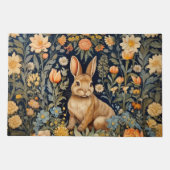 Forest Rabbit William Morris Cottagecore Bunny Doormat | Zazzle