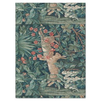 Forest Rabbits Tapestry Tissue Paper | Zazzle