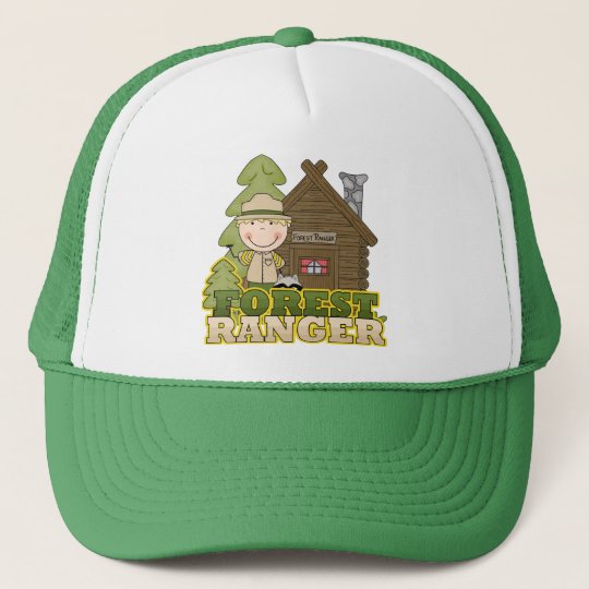 Forest Ranger Boy Tshirts and Gifts Trucker Hat | Zazzle.com