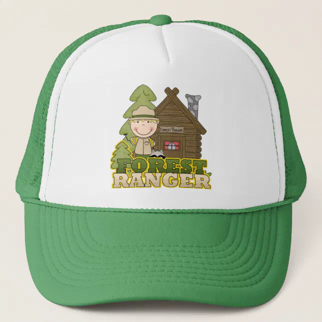 Forest Ranger Boy Tshirts and Gifts Trucker Hat | Zazzle