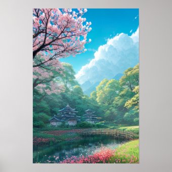Forest Temple Complex Poster | Zazzle