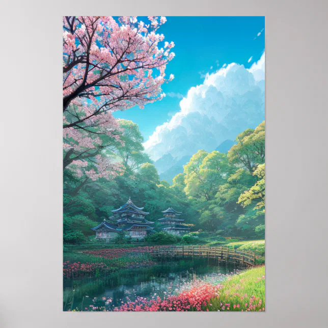 Forest Temple Complex Poster | Zazzle