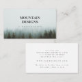 Forest Theme Mountain Designs Business Cards | Zazzle