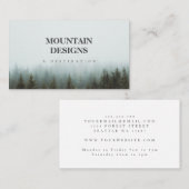 Forest Theme Mountain Designs Business Cards | Zazzle