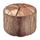 Forest tree trunk stump pouf | Zazzle