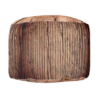 Forest tree trunk stump pouf | Zazzle