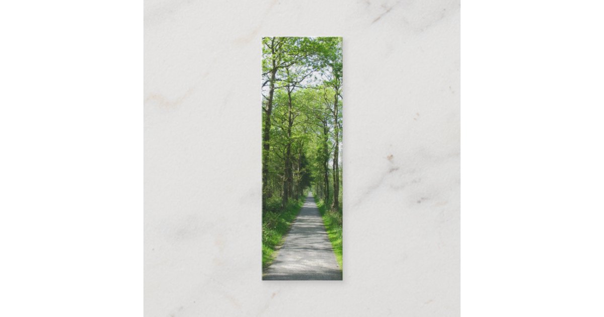 Forest Trees and Path Bookmarks Cards | Zazzle