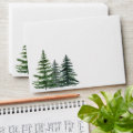 Forest Trees Liner Envelopes Return Address | Zazzle