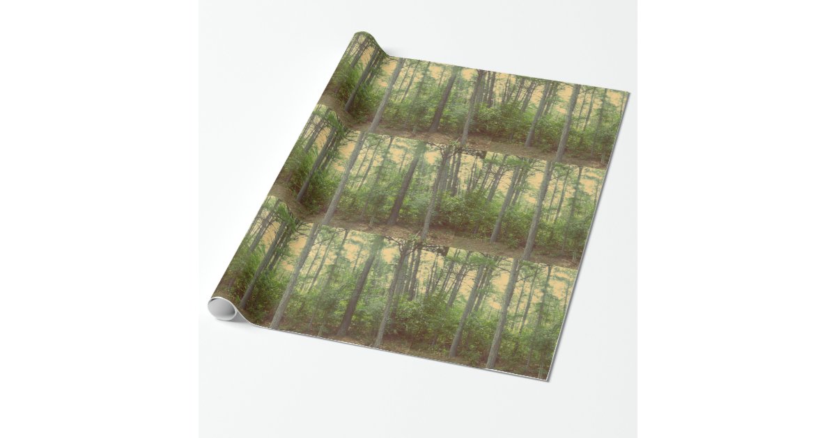 Forest Trees wrapping paper | Zazzle