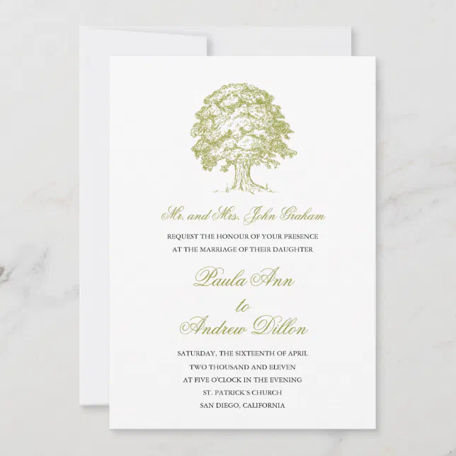 Forest Wedding Invitation | Zazzle