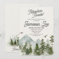 Forest woodland birthday party invite | Zazzle