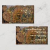 Forestry autumn business card | Zazzle