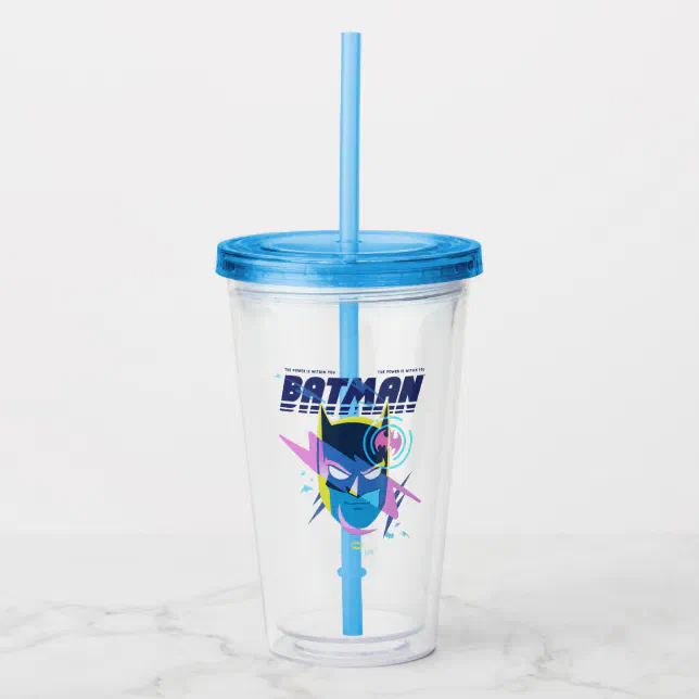 Forever Batman Light Up Head Graphic Acrylic Tumbler | Zazzle