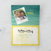 Forever Hooked on You Photo Fish Valentine's Day Card | Zazzle
