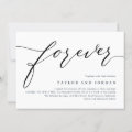 Forever Love EDITABLE COLOR Wedding Invitation | Zazzle