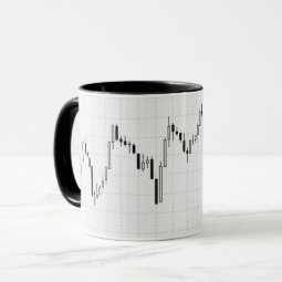 Forex candlestick chart mug | Zazzle