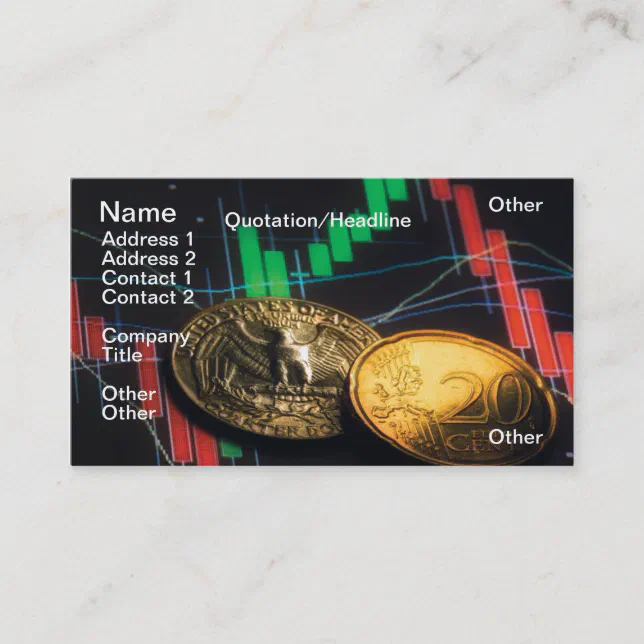 Forex cents business card | Zazzle