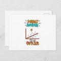 Forget Average Be An Outlier Math Pun Joke Gift Postcard | Zazzle