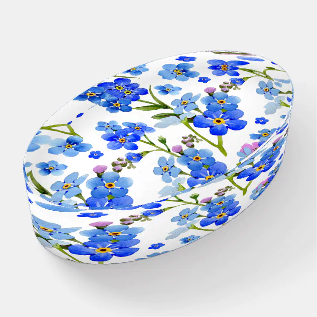 Forget-Me-Not Flowers Paperweight | Zazzle