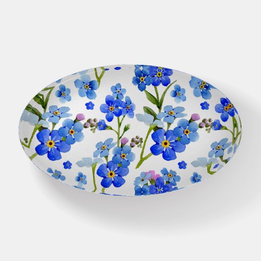 Forget-Me-Not Flowers Paperweight | Zazzle