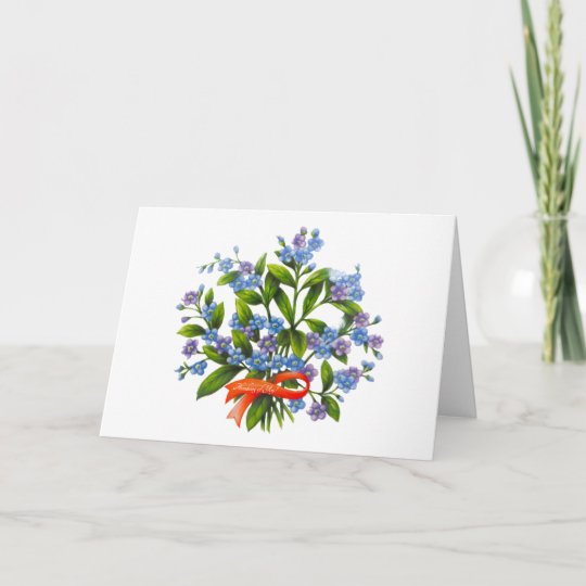 Forget-me-not for Greeting card | Zazzle.com