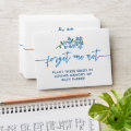 Forget Me Not Seed Packets In Loving Memory Envelope | Zazzle