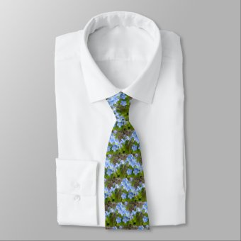 Forget Me Not tie | Zazzle