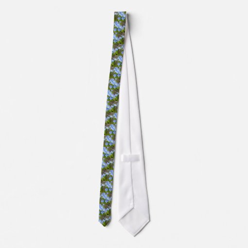 Forget Me Not tie | Zazzle