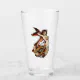 Forget me not - Vintage mermaid tattoo art Pint Glass | Zazzle