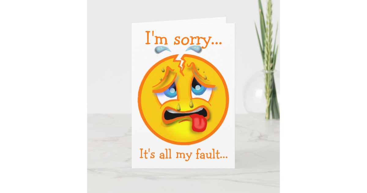 Forgive Me Card | Zazzle