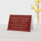 Forgiveness Apology Card | Zazzle